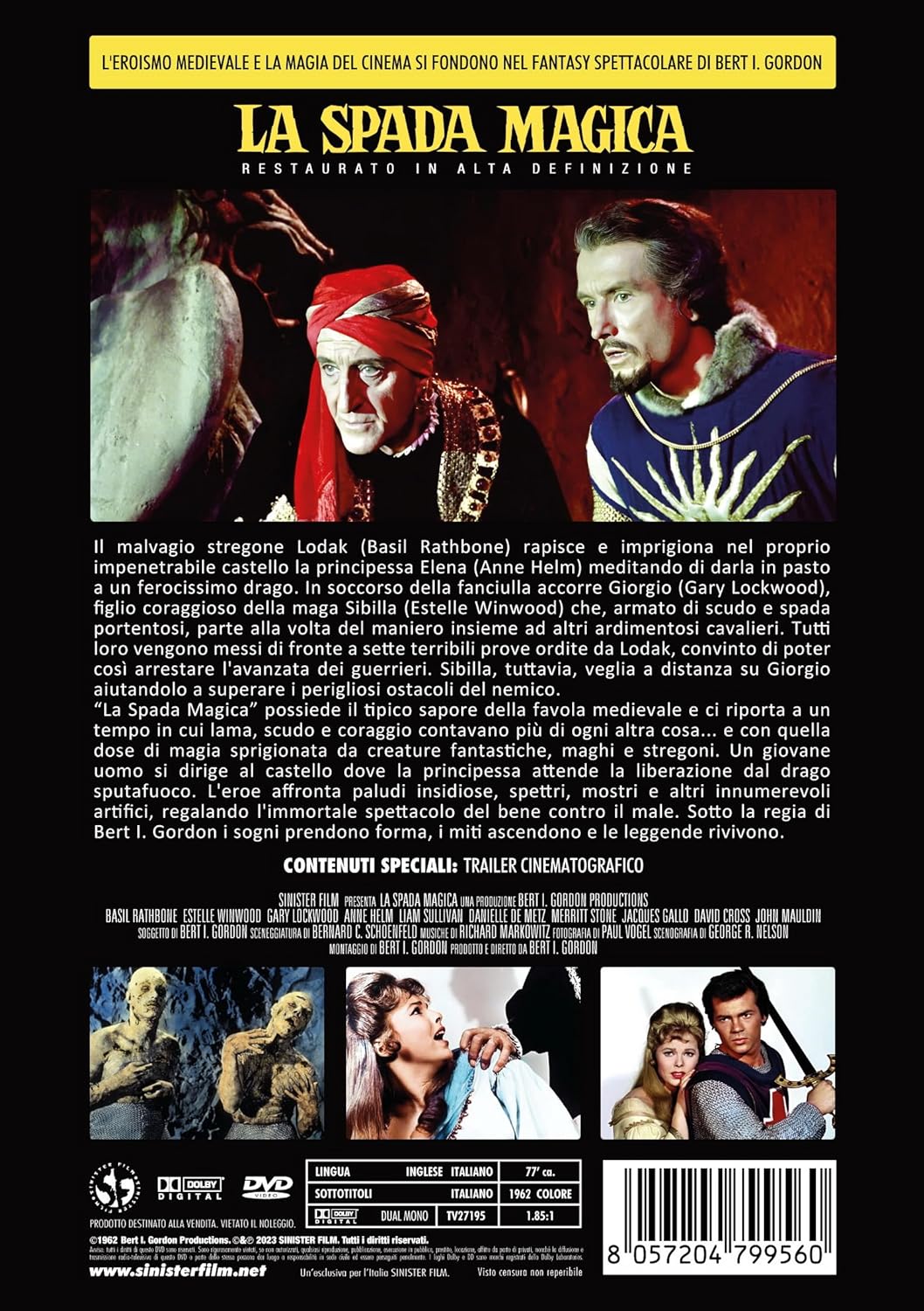 Sinister Film, DVD Spada Magica (La) (Restaurato In Hd – Rarewaves.com