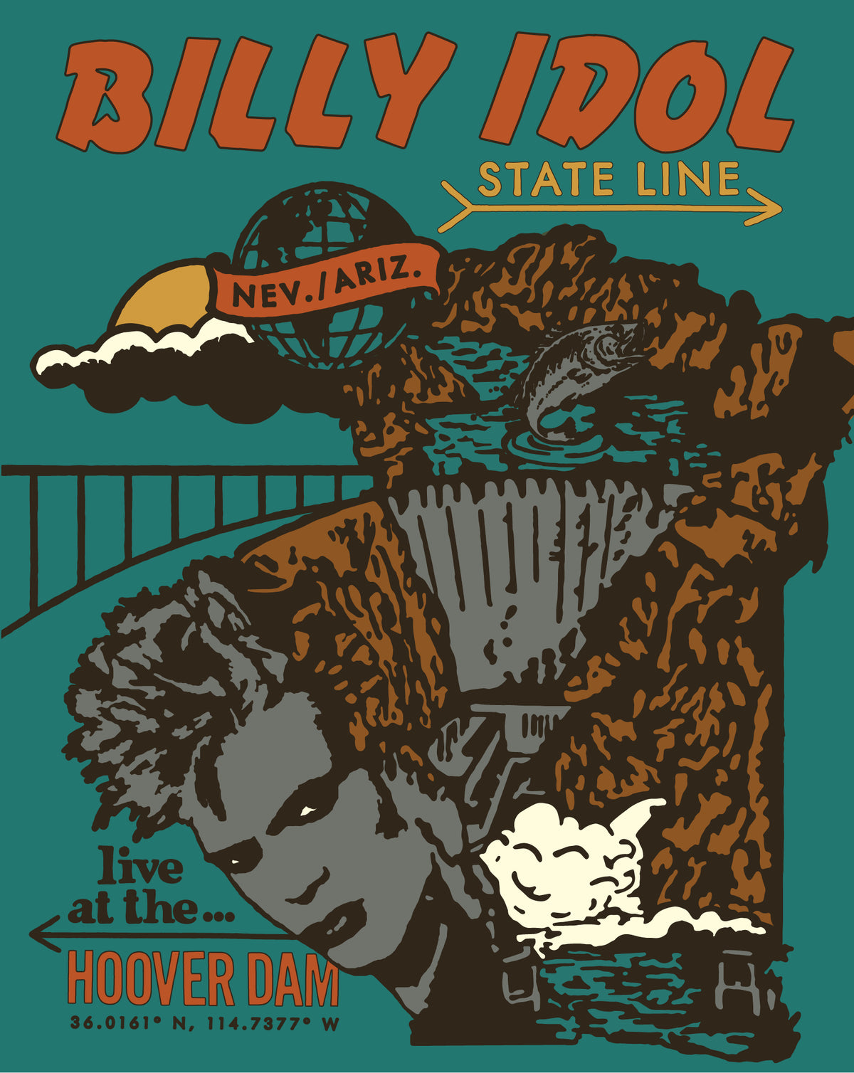 Billy Idol: State Line - Live at the Hoover Dam — Rarewaves.com