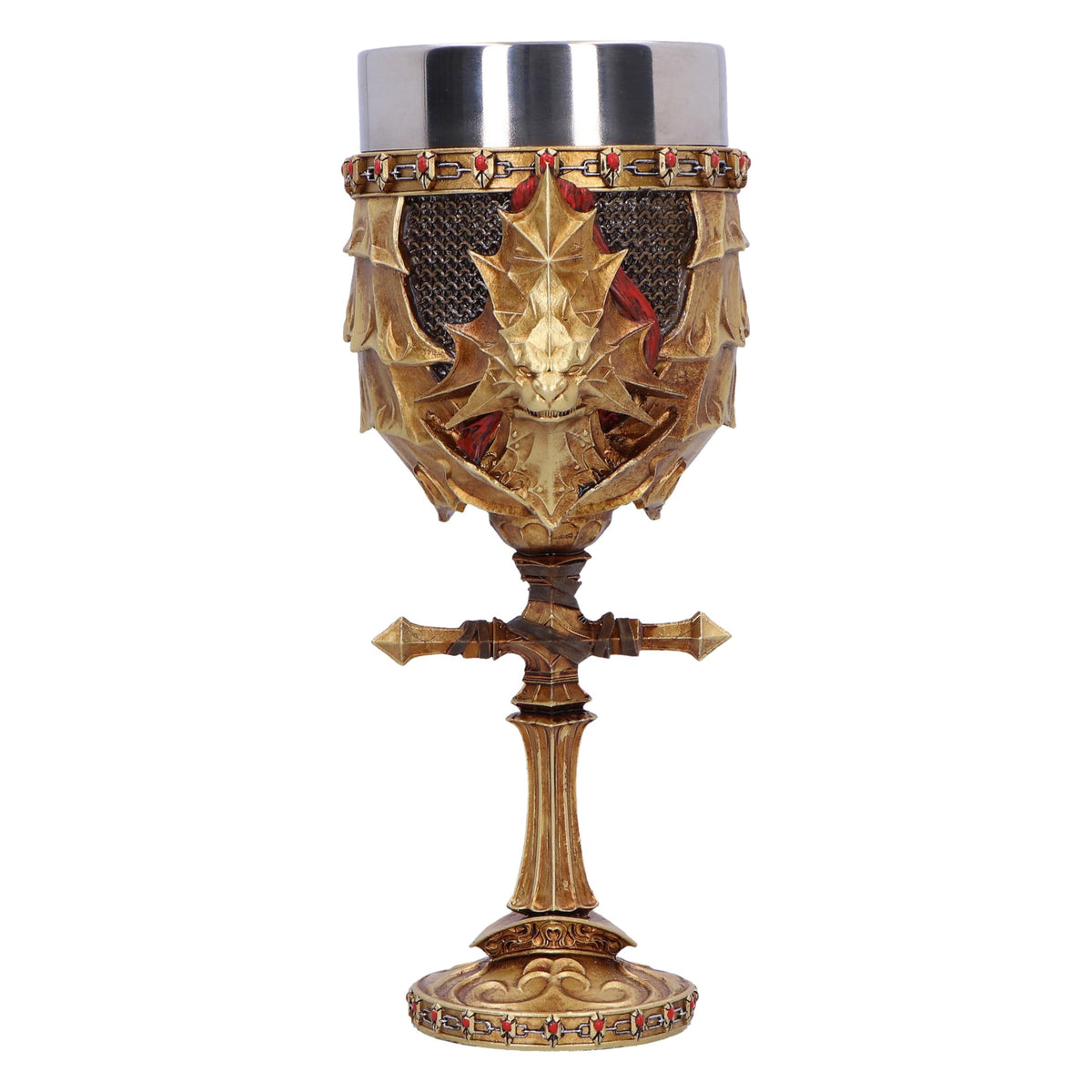 Nemesis Now Dark Souls Ornstein Goblet 15.5cm, Resin, Gold, Officially ...