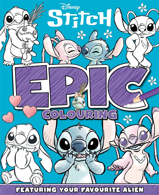 Disney Stitch: Epic Colouring – Rarewaves.com