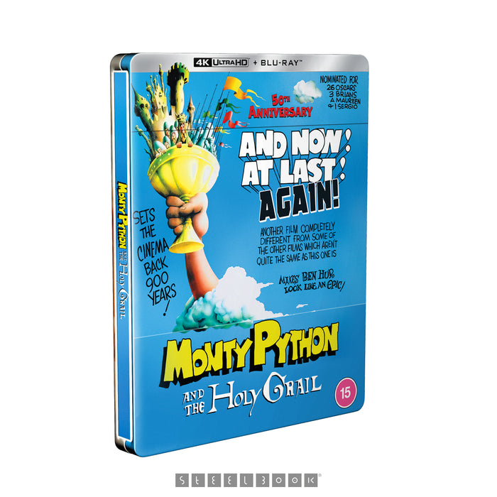 Monty Python and the Holy Grail Limited Edition 4K UHD Steelbook — Rarewaves.com