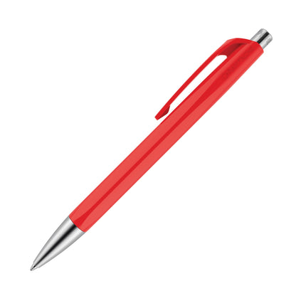 Caran Dache Ballpoint Pen, Scarlet, with SwissRide Blue Medium ...