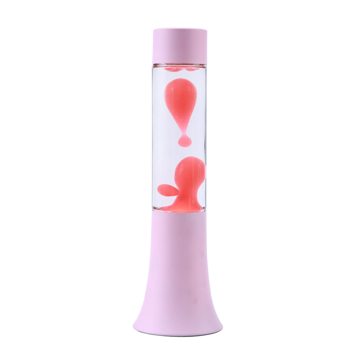 Itotal - Flared Lava Lamp - Pastel Pink - 9 X 9 X 37 Cm — Rarewaves.com