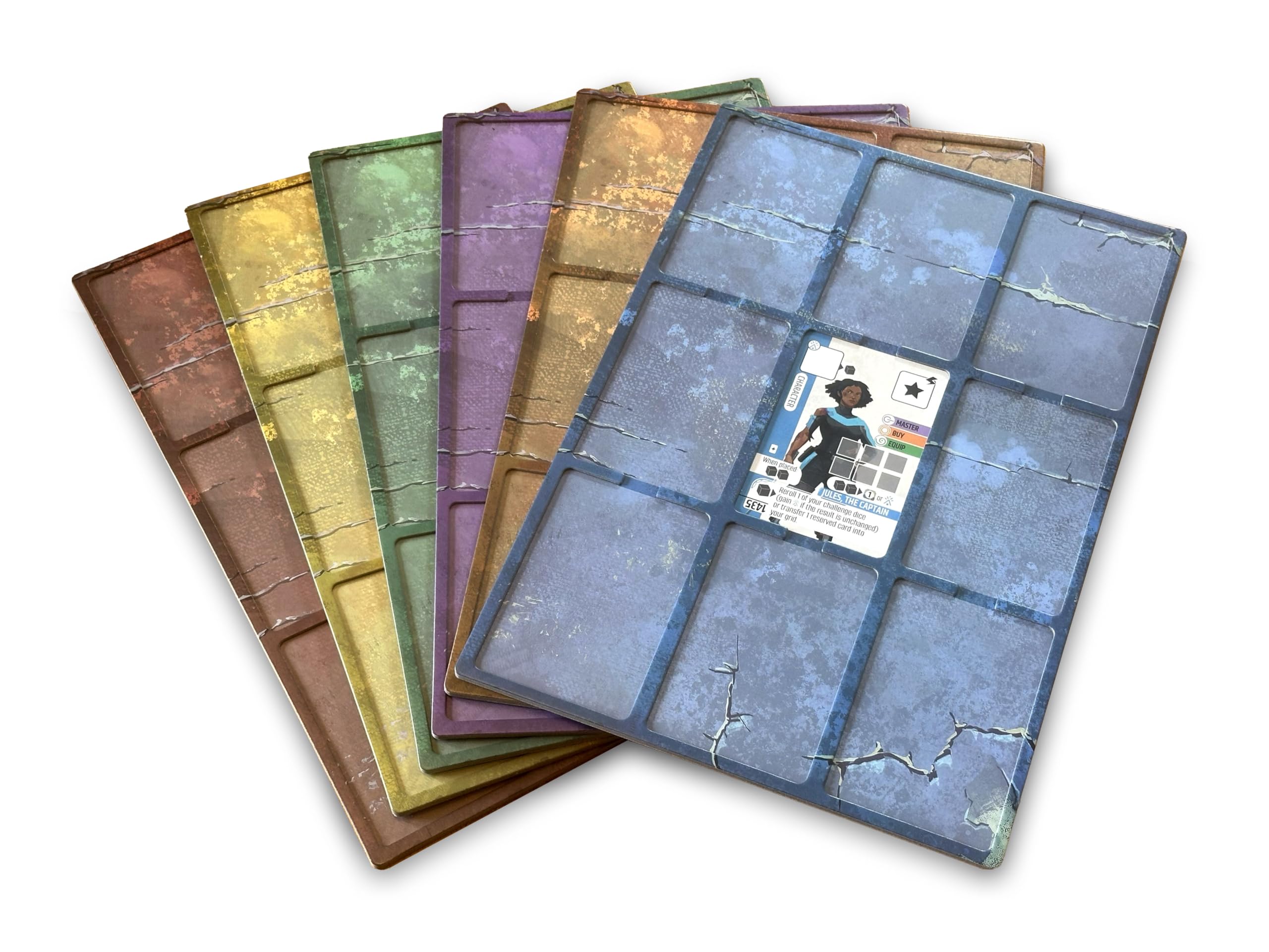 Stonemaier Games: Vantage Playmats | 6 Dual-Layered Cardboard Playmats ...