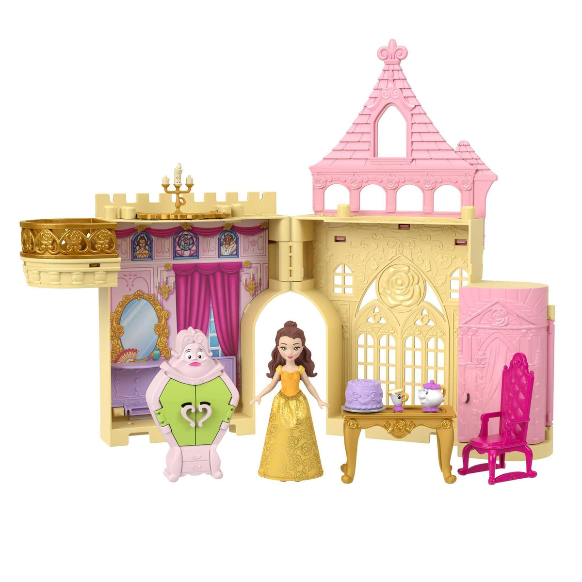 Mattel Disney Princess Toys, Storytime Stackers Belle's Castle ...