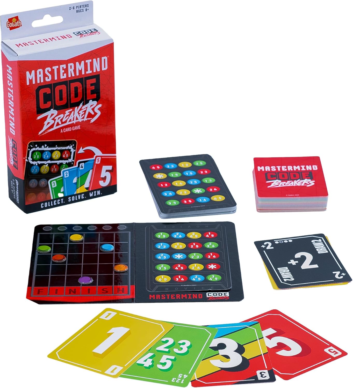 Goliath - MASTERMIND CODE BREAKERS, Kaartspel vanaf 8 Jaar, Familie- en ...