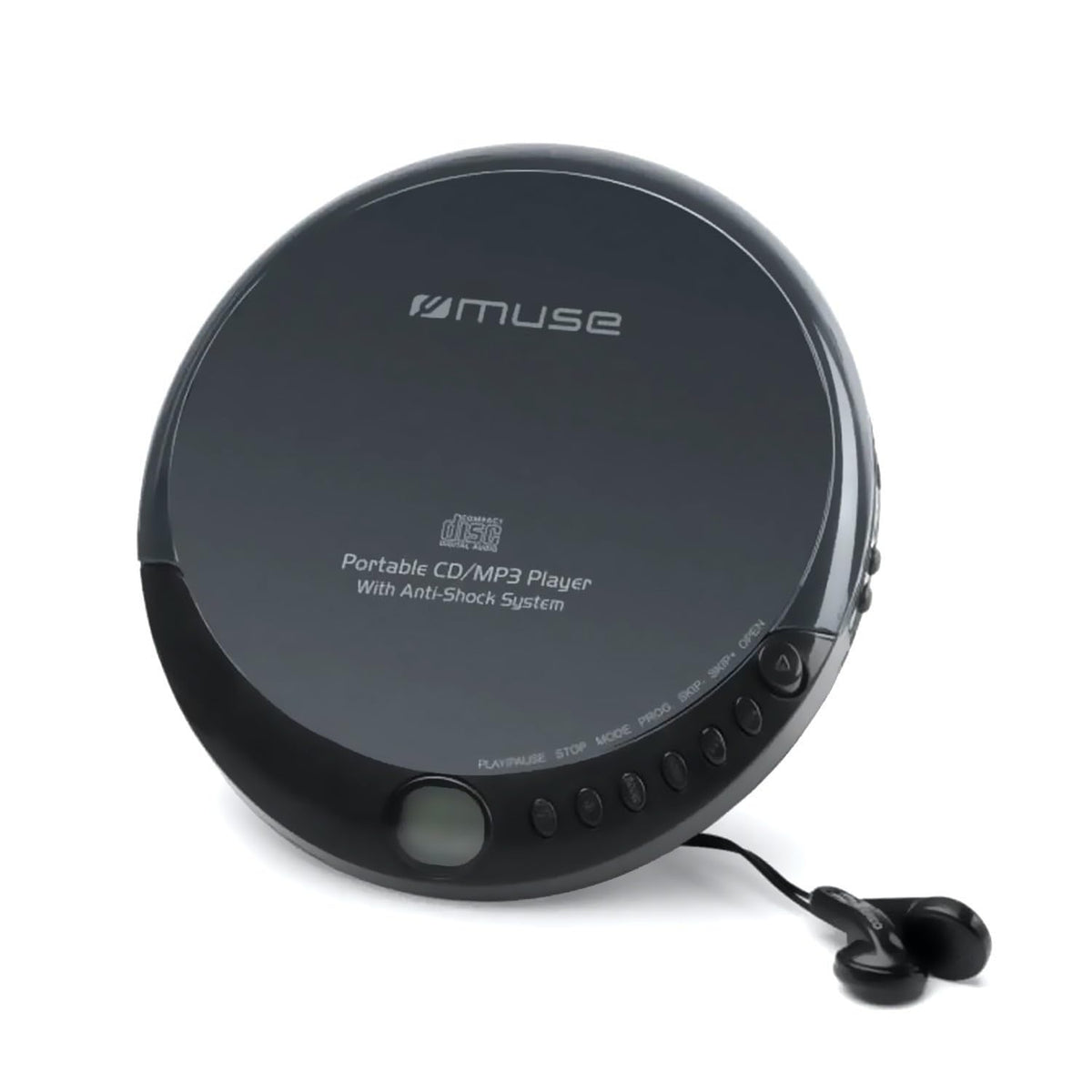 Muse: M-900Dm Portable Cd/Mp3 Player With Anti Shock Black — Rarewaves.com