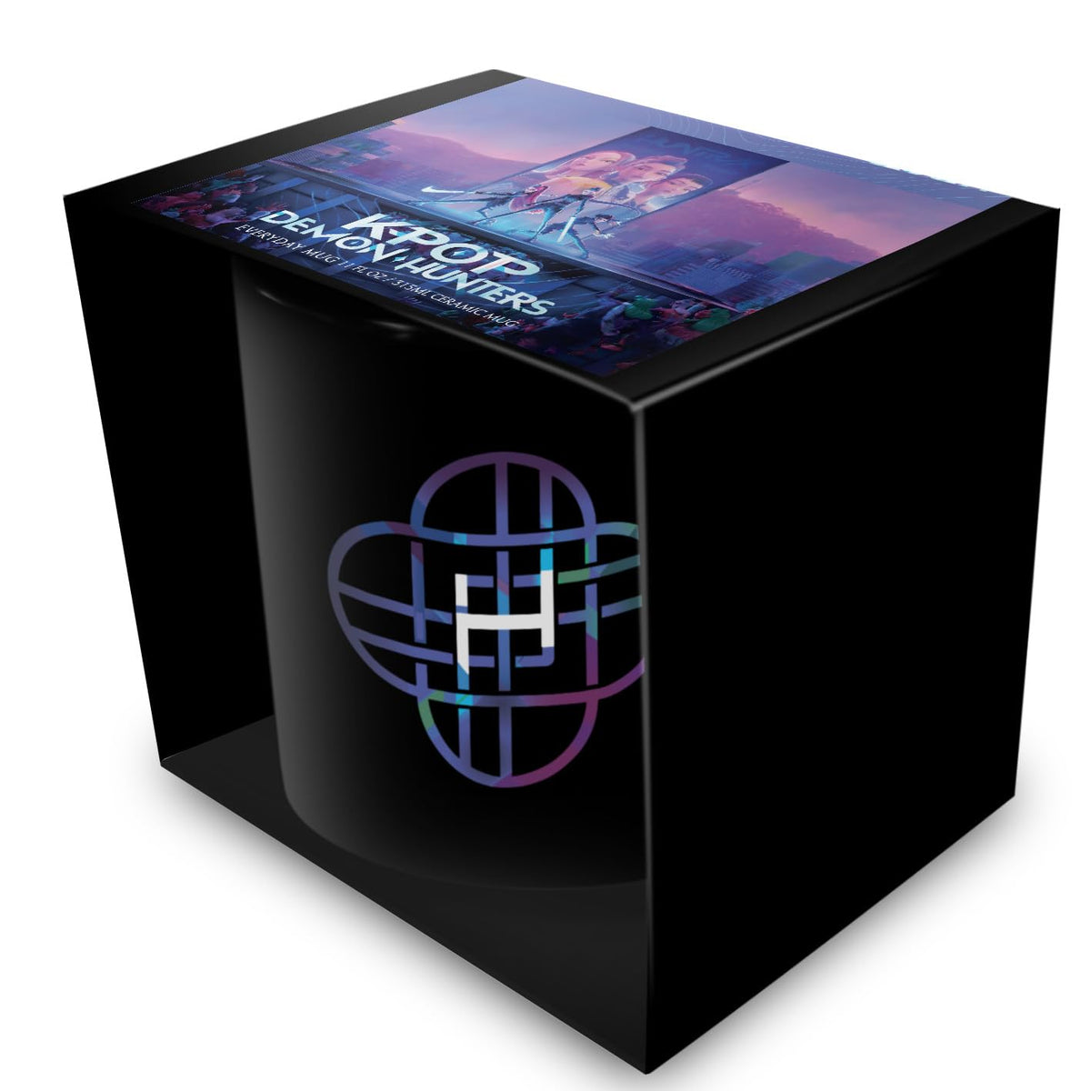 Pyramid International K-POP Demon Hunters (HUNTRIX Logo) Black POD Mug ...