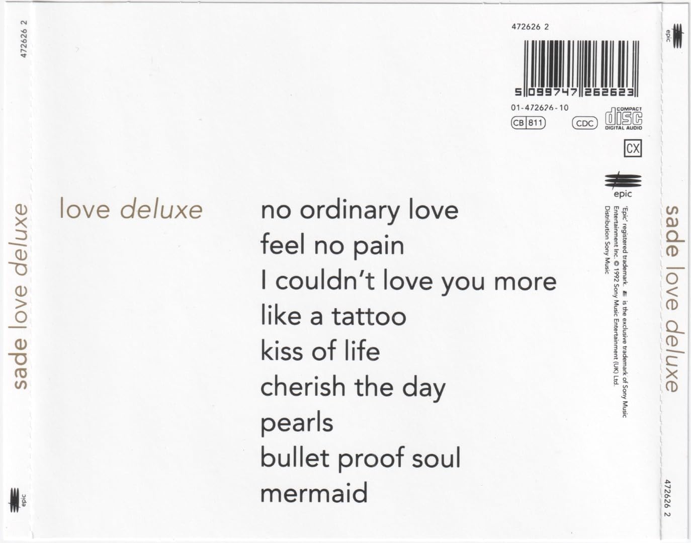 Sade Love Deluxe – Rarewaves.com