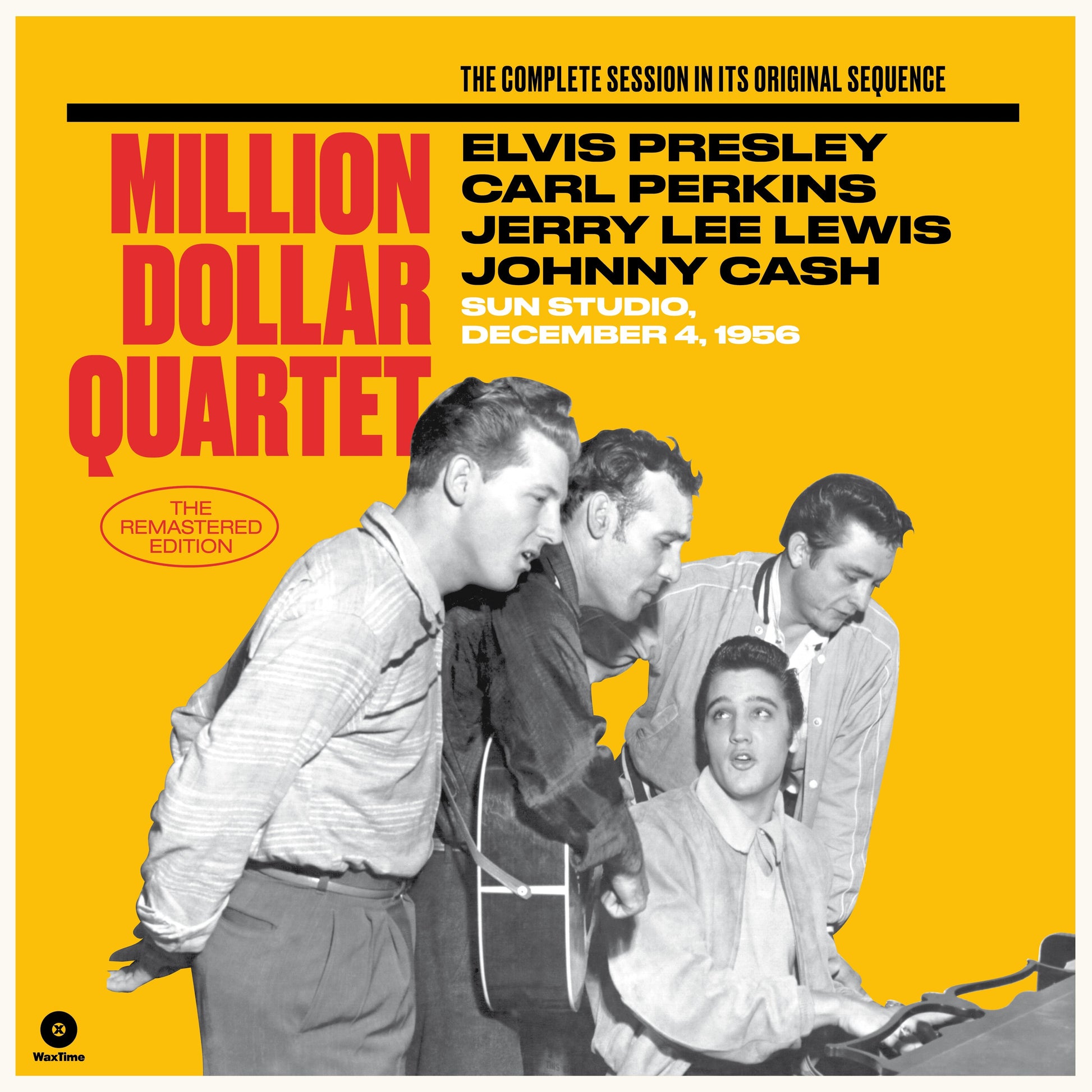 Elvis Presley Million Dollar Quartet: Sun Studio, December 4, 1956 ...
