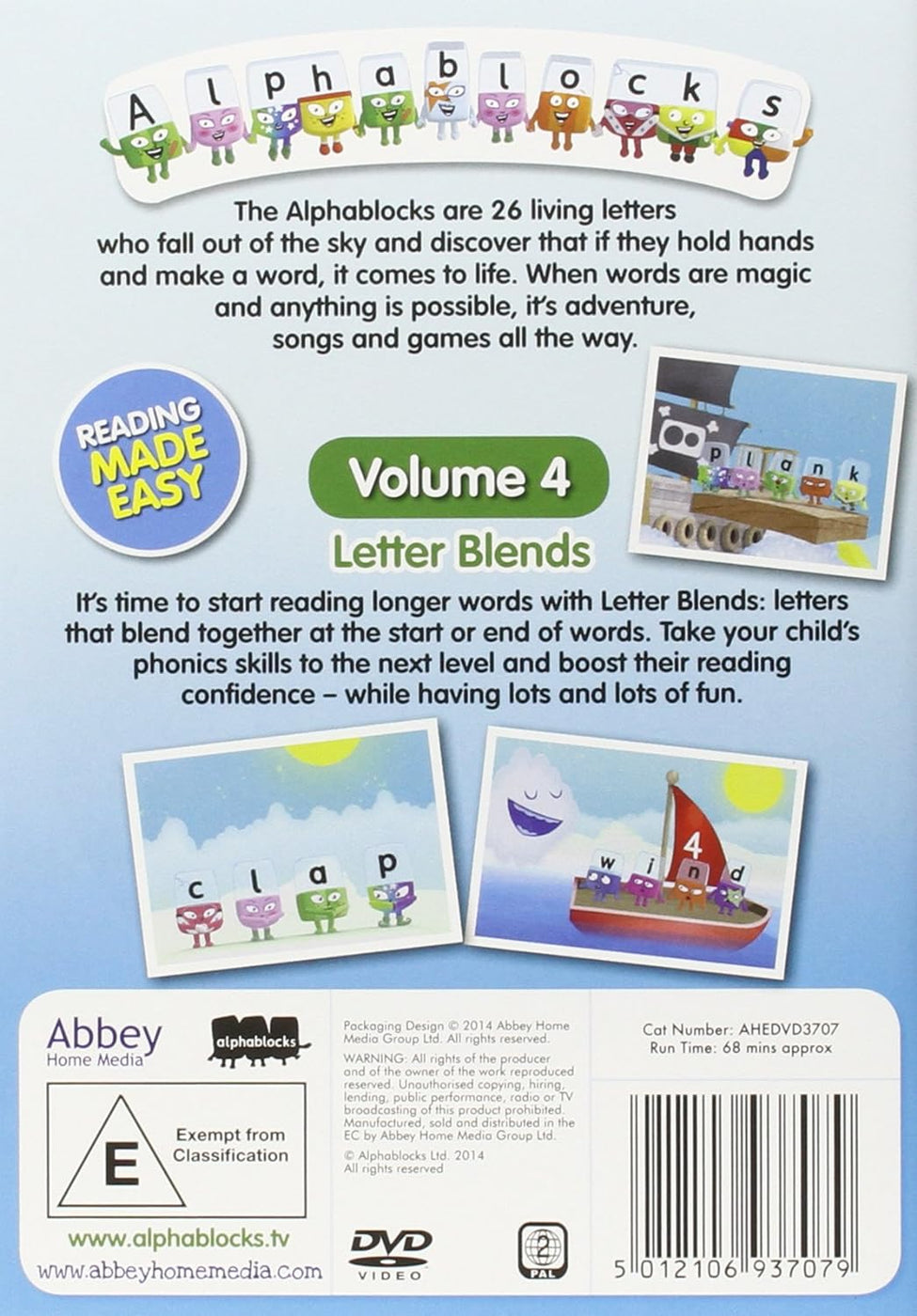 Learn To Read With the Alphablocks - Letter Blends Volume 4 — Rarewaves.com