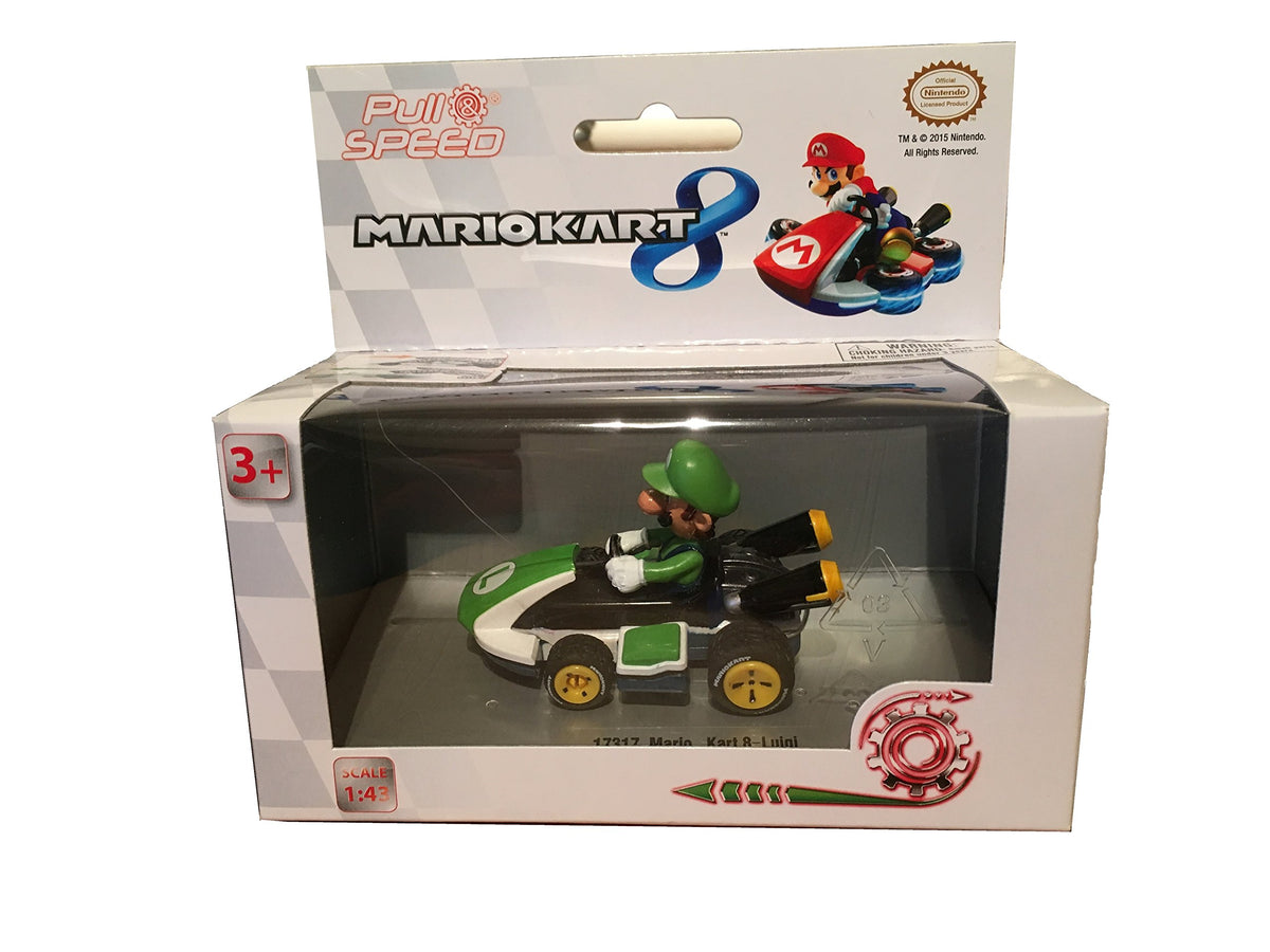 Carrera B01CML580G nintendo Mario Kart 8 Luigi Pull Speed Vehicle ...