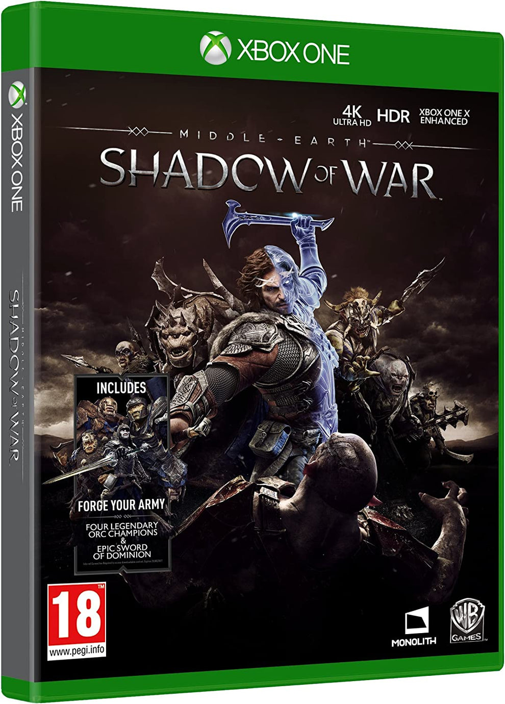 Middle-Earth: Shadow Of War (Xbox One – Rarewaves.com