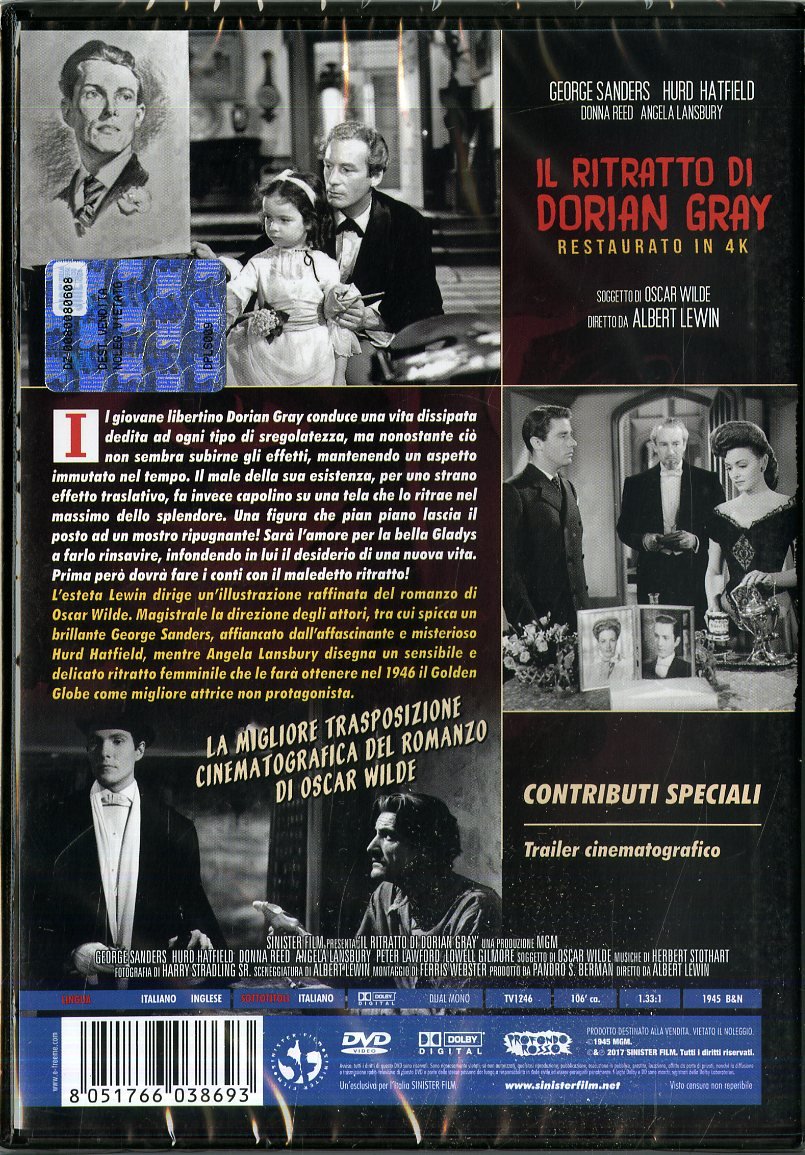 Il Ritratto Di Dorian Gray (Restaurato In 4K Ultra-HD – Rarewaves.com