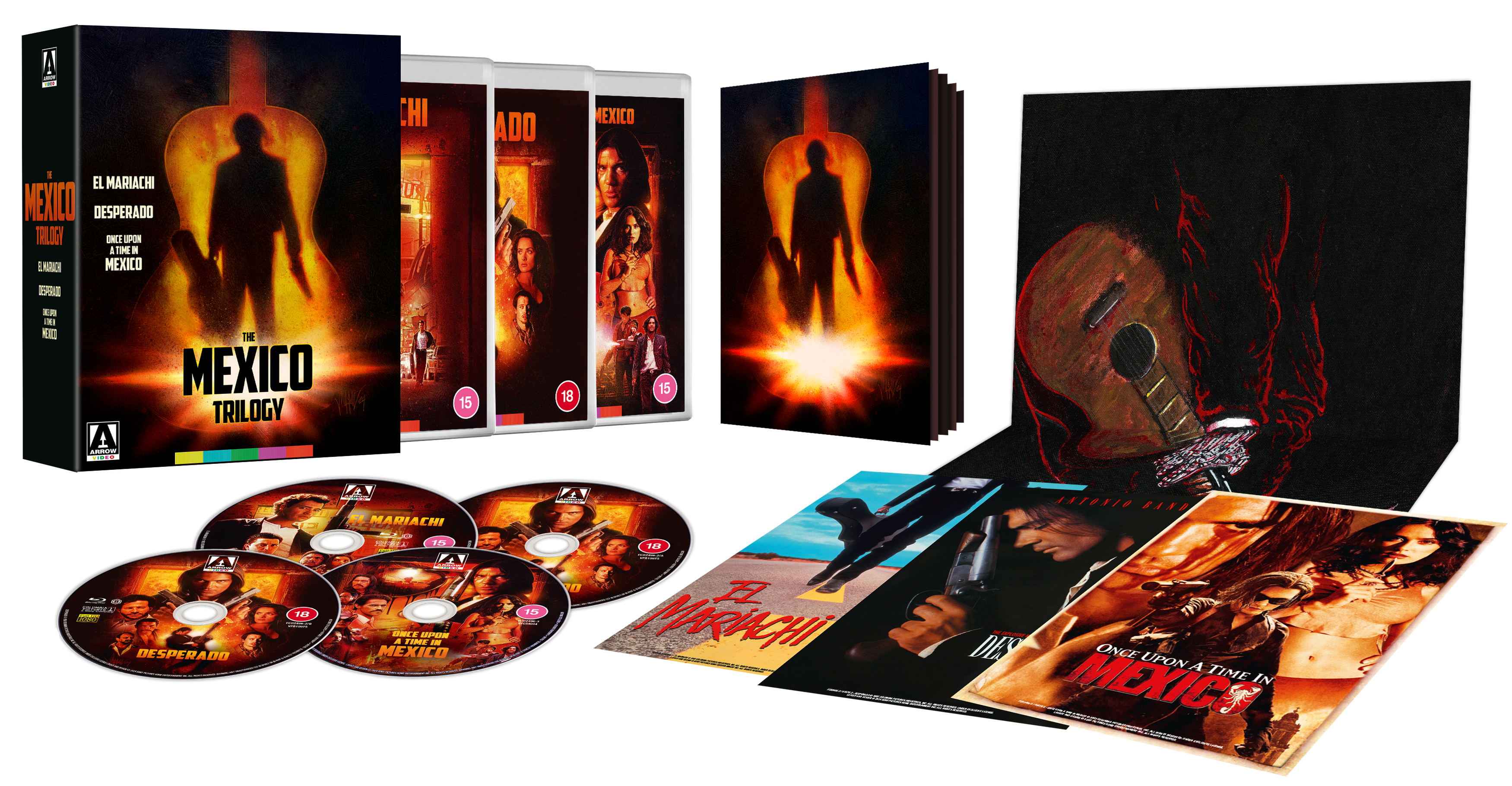 The Mexico Trilogy: El Mariachi, Desperado & Once Upon a Time in Mexico ...