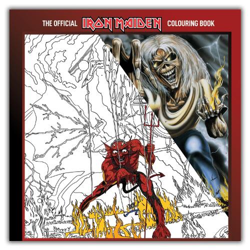 Rock N' Roll Colouring The Official Iron Maiden Colouring Book ...
