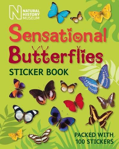 Natural History Museum Sensational Butterflies Sticker Book – Rarewaves.com