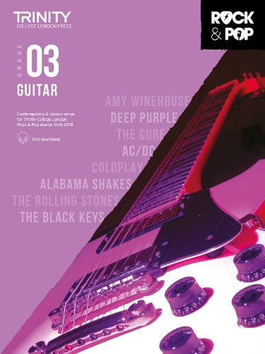 Not Available Trinity College London Rock & Pop 2018 Guitar Grade 3 ...