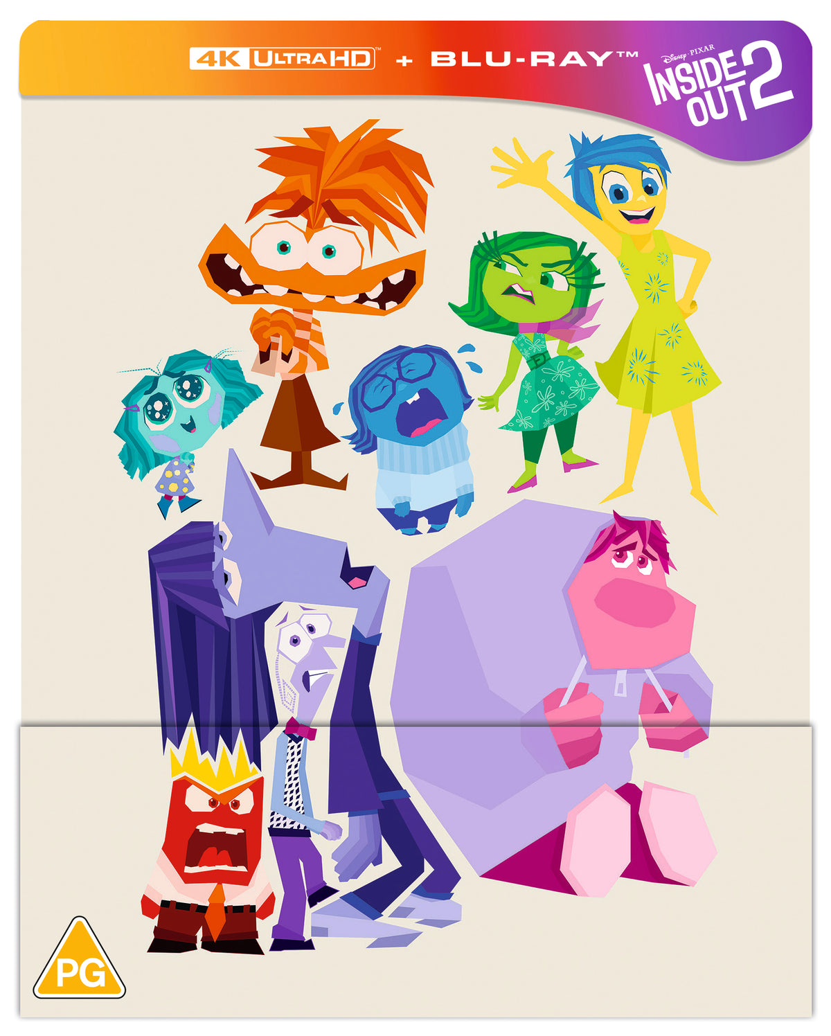 Disney Pixar's Inside Out 2 4K UHD + Blu-ray Steelbook — Rarewaves.com