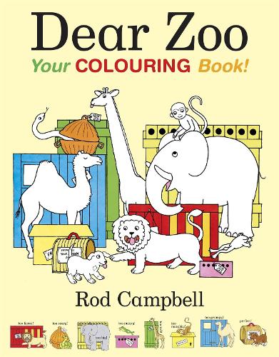 Rod Campbell Dear Zoo: Your Colouring Book – Rarewaves.com