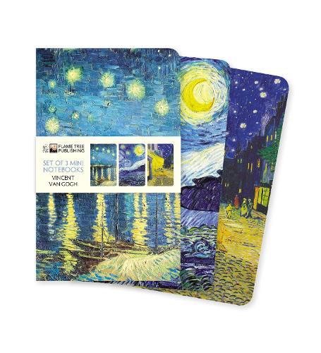 Vincent van Gogh Set of 3 Mini Notebooks – Rarewaves.com