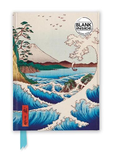 Utagawa Hiroshige: Sea at Satta (Foiled Blank Journal) – Rarewaves.com