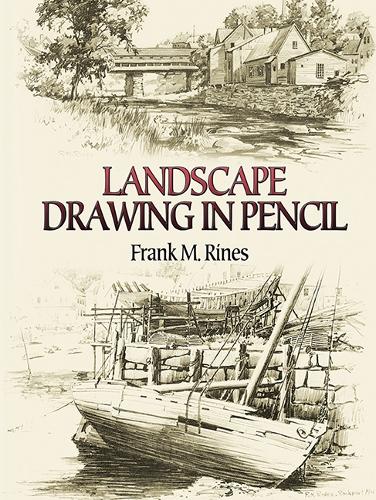 Frank M. Rines Landscape Drawing in Pencil – Rarewaves.com