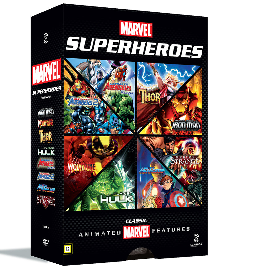 Marvel Animated Collection - 8 Dvd Box Set [EU Import] – Rarewaves.com