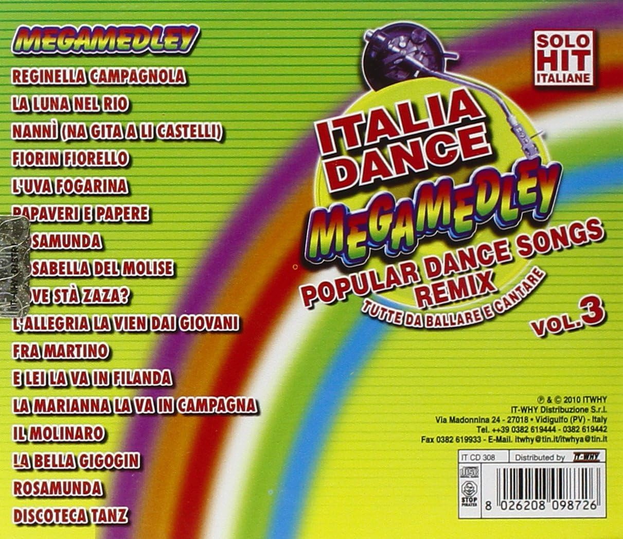 MOVIE Italia Dance Megamix Vol.3 – Rarewaves.com