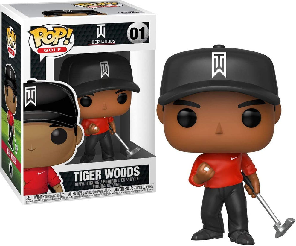 Funko Pop! Golf: Tiger Woods (Red Shirt – Rarewaves.com