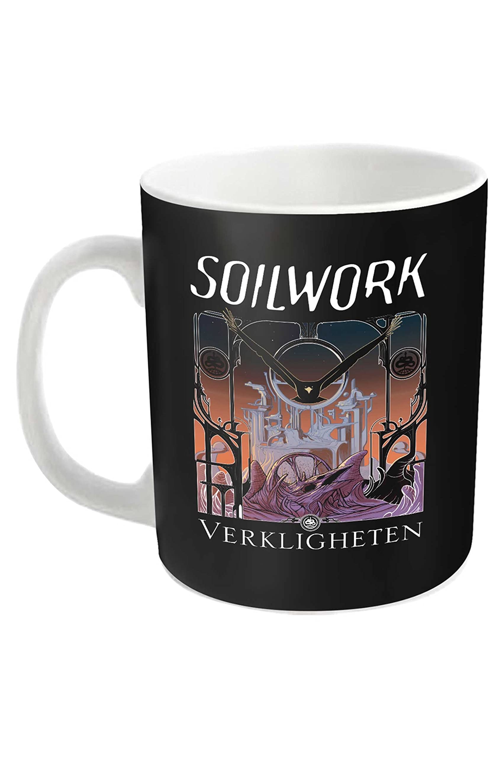 Soilwork Mug Verkligheten Band Logo Official White Boxed One Size ...