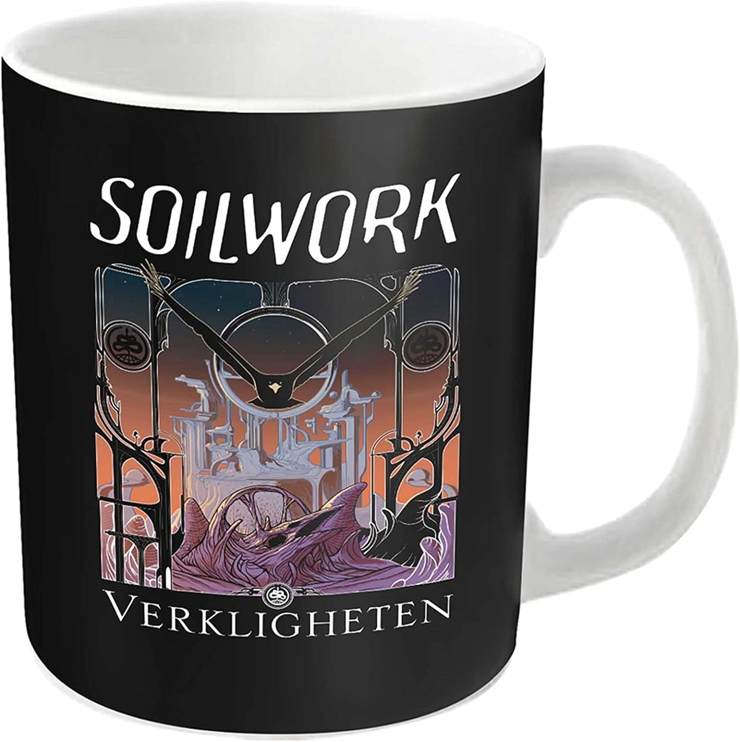 Soilwork Mug Verkligheten Band Logo Official White Boxed One Size ...