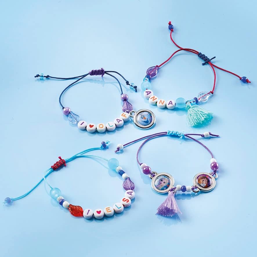 Totum 681460 Letter Bracelets Making with Anna, Elsa & Olaf Motifs and ...