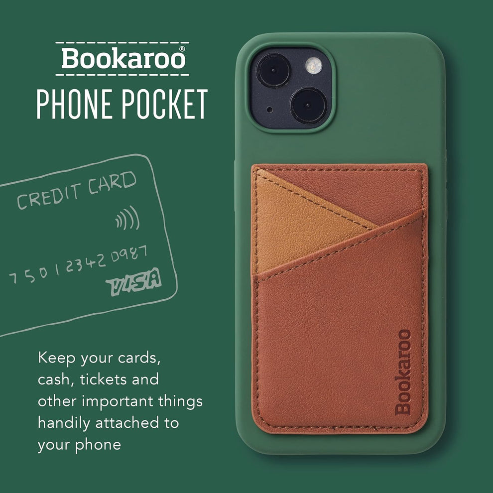 IF Bookaroo Pocket, Phone Accessory Credit Card Case, 10 cm, Brown ...