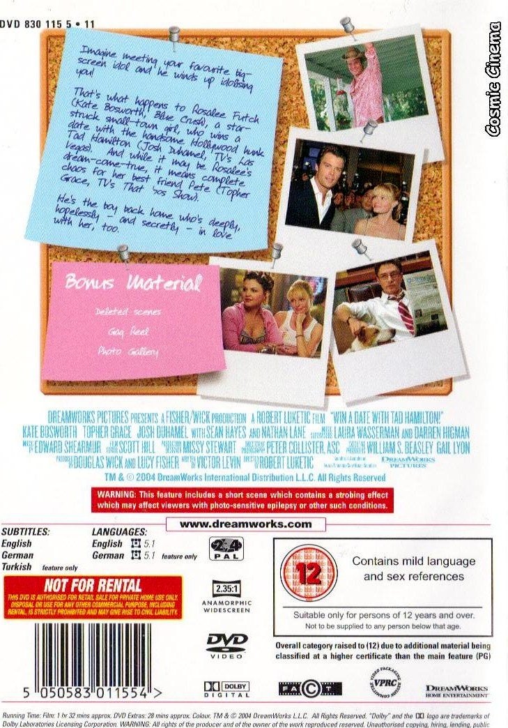 Win A Date With Tad Hamilton – Rarewaves.com