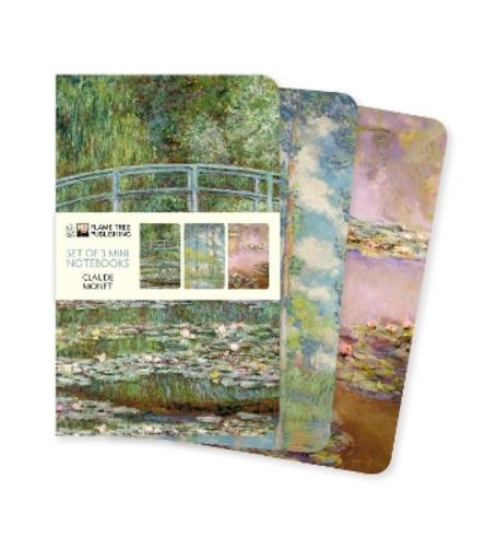 Claude Monet Set of 3 Mini Notebooks – Rarewaves.com