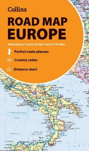 Collins Road Map of Europe – Rarewaves.com