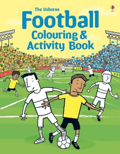 Kirsteen Robson Football Colouring and Activity Book – Rarewaves.com