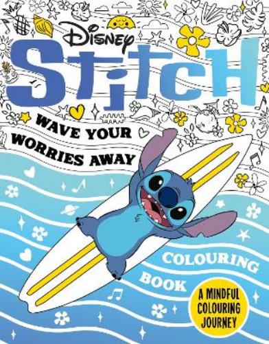 Disney Stitch - Wave Your Worries Away Colouring Book – Rarewaves.com