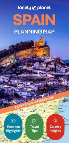 Lonely Planet Spain Planning Map – Rarewaves.com