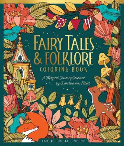 Emelie Lidehäll Öberg Fairy Tales & Folklore Coloring Book – Rarewaves.com