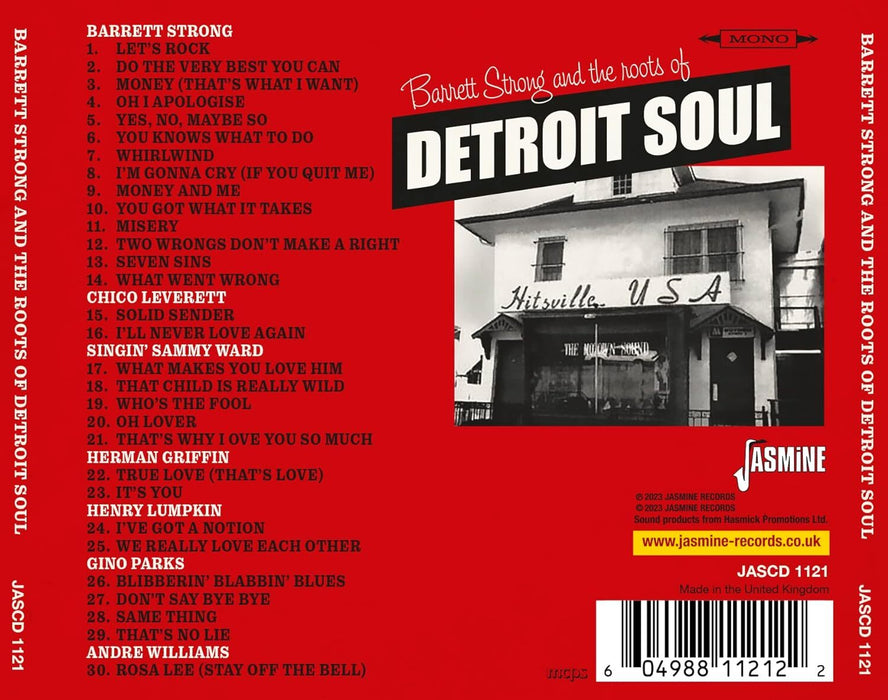 Various Artists Barrett Strong and the Roots of Detroit Soul ...