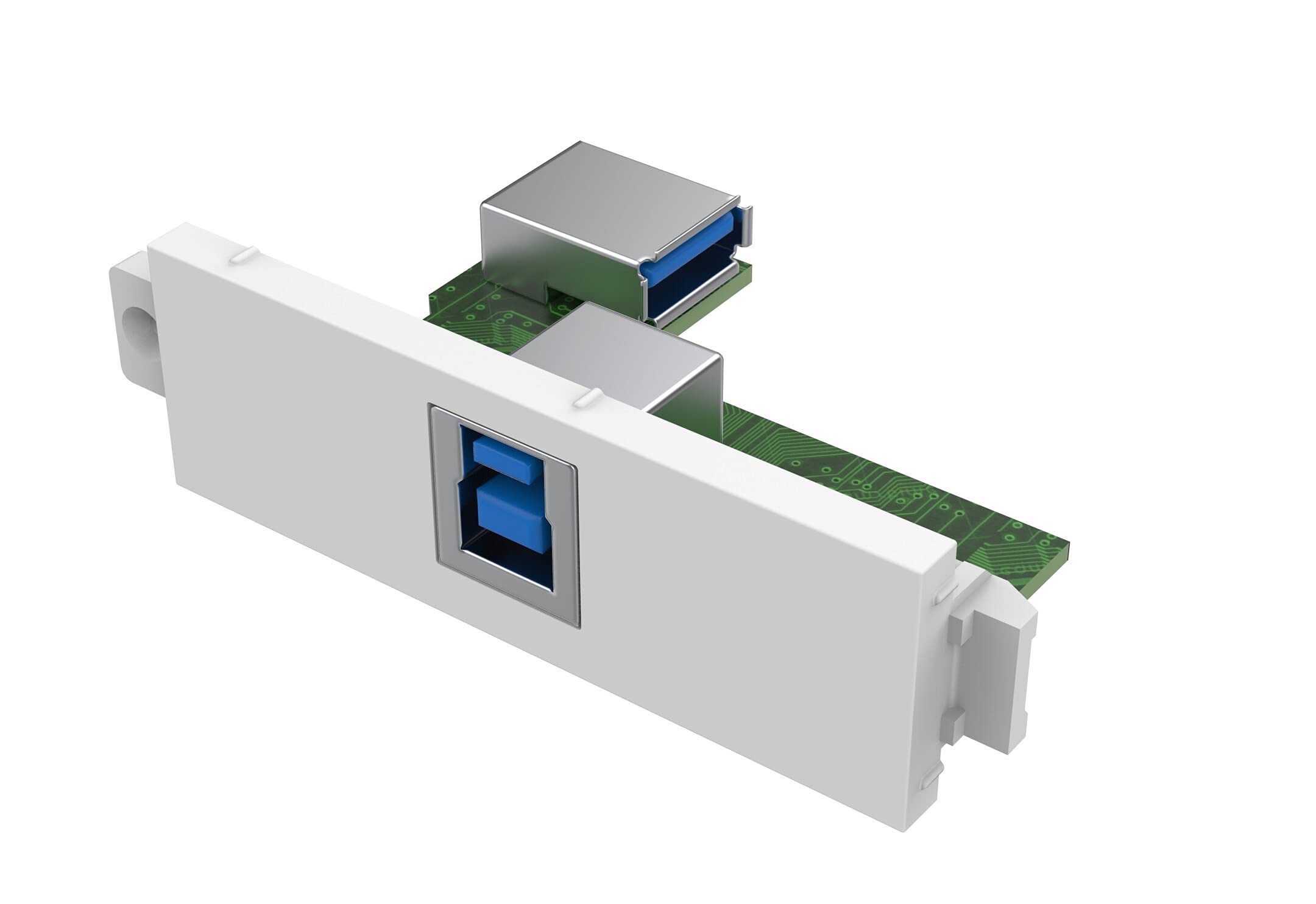 Vision Techconnect 3 Usb-B Module - Modular Facility Plate Snap-In ...