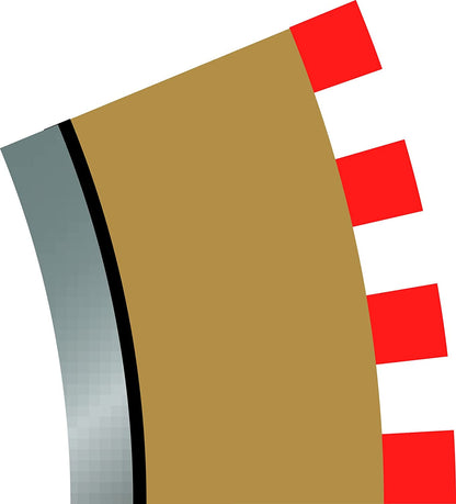 Scalextric Radius 2 Curve Inner Borders 22.5° x 4 – Rarewaves.com
