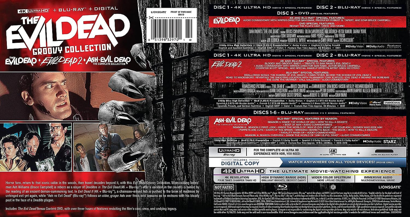 The Evil Dead: Groovy Collection — Rarewaves.com